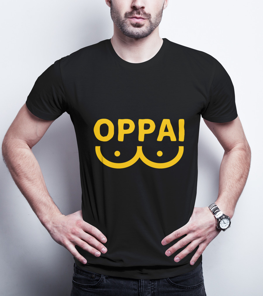 Oppai Saitama One Punch Man Anime Fandom T-Shirt