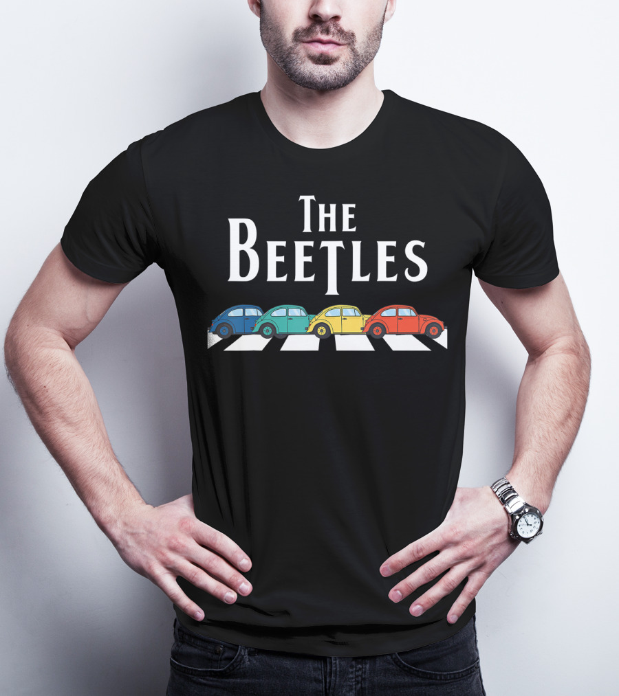 The Beetles Vintage Buggy Cars Abbey Road T-Shirt