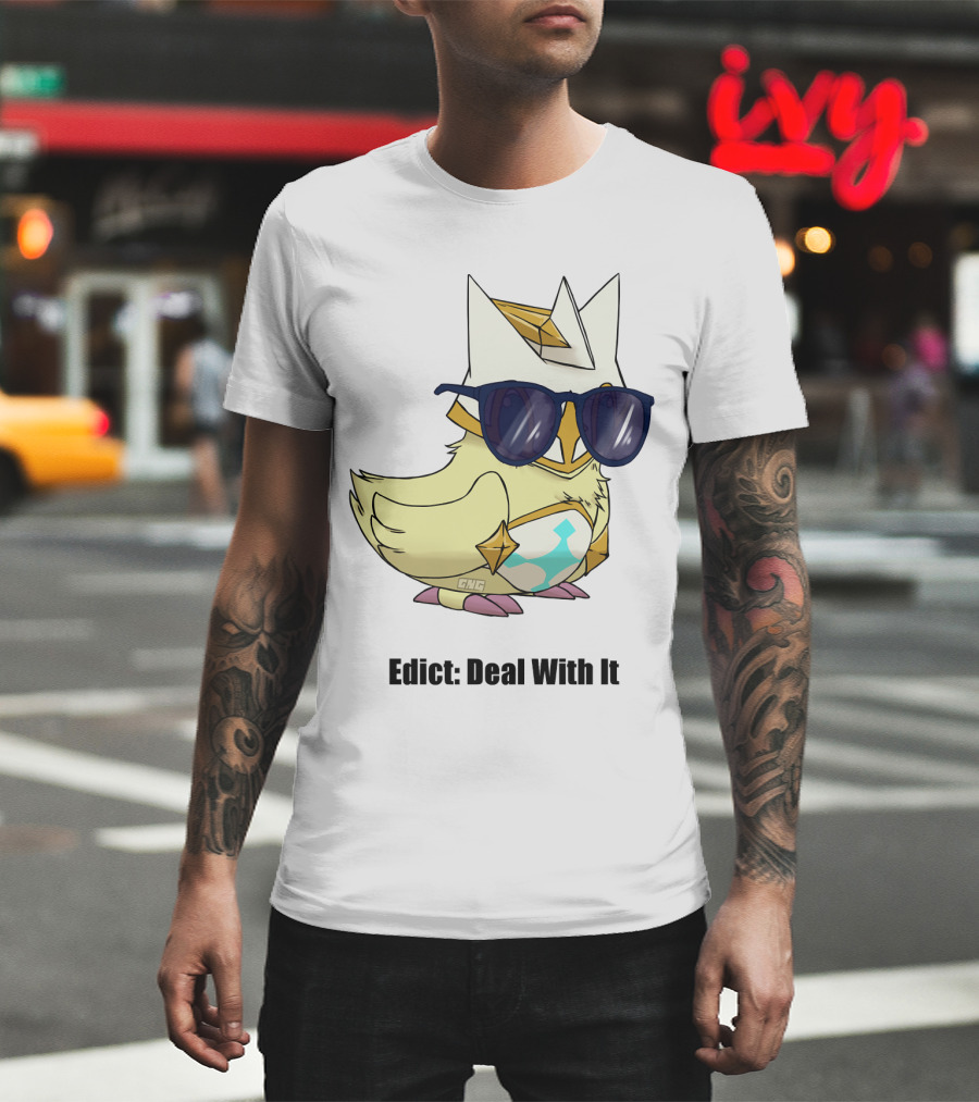 Edict Deal With It Bird Pope Wisdom T-Shirt