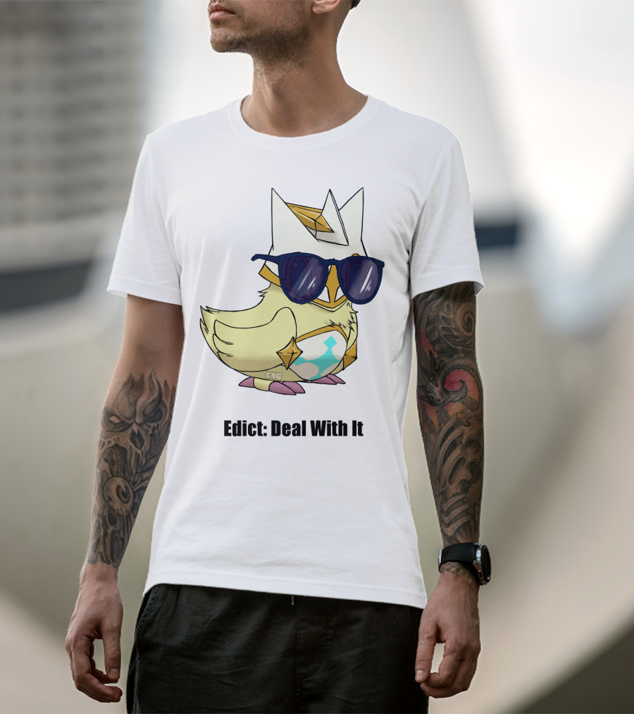 Edict Deal With It Bird Pope Wisdom T-Shirt