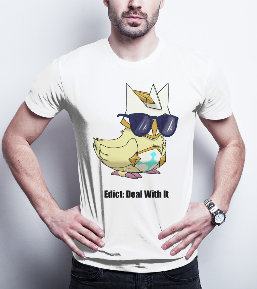 Edict Deal With It Bird Pope Wisdom T-Shirt