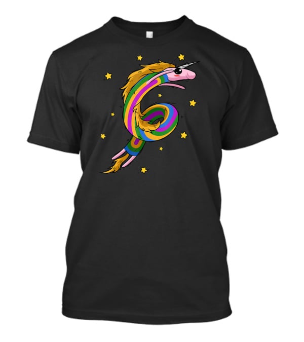 Rainicorn Unicorn Rainbow Star Party Adventure T-Shirt