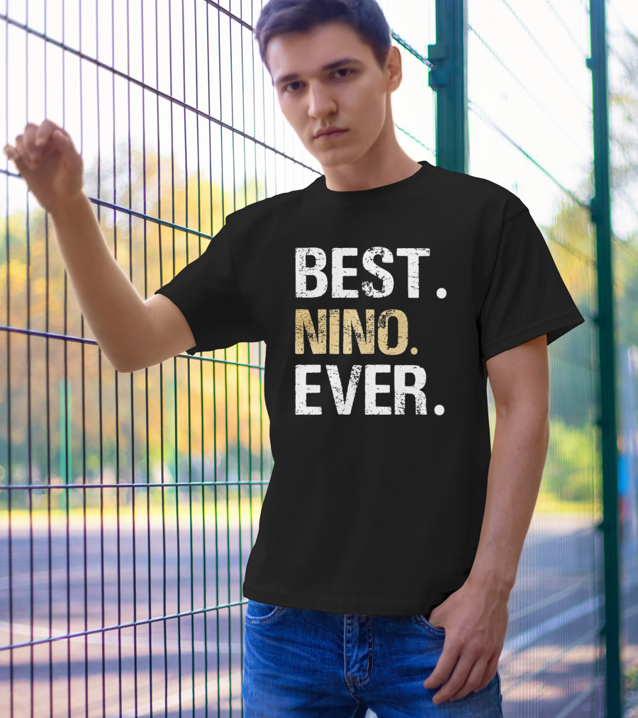 Best Nino Ever Spanish Mexican Godfather Nino Padre Padrino T-Shirt