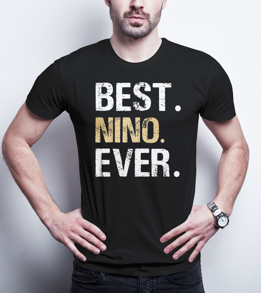 Best Nino Ever Spanish Mexican Godfather Nino Padre Padrino T-Shirt