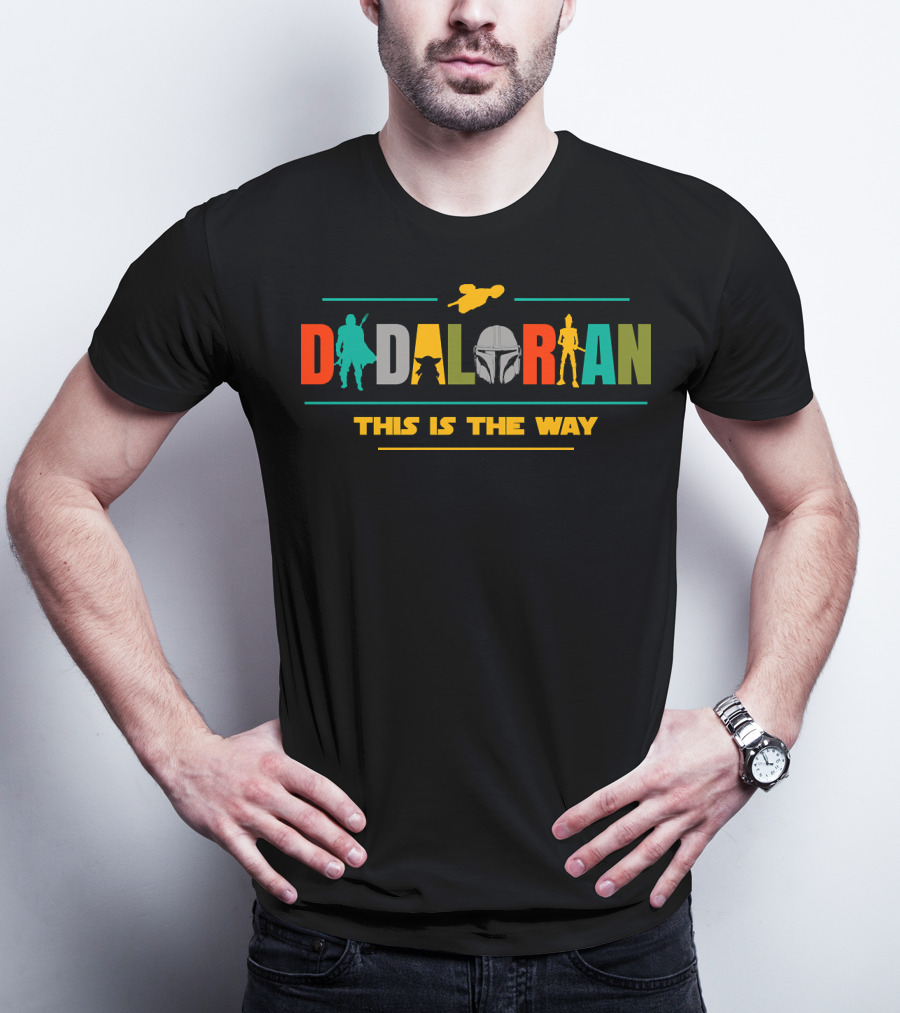 Dadalorian This Is The Way Star Wars Mandalorian Yoda T-Shirt