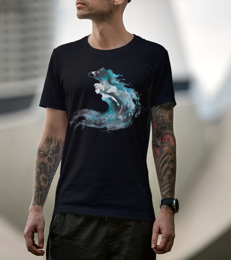 Disney Frozen 2 Elsa And The Nokk Magic Water Spirit T-Shirt