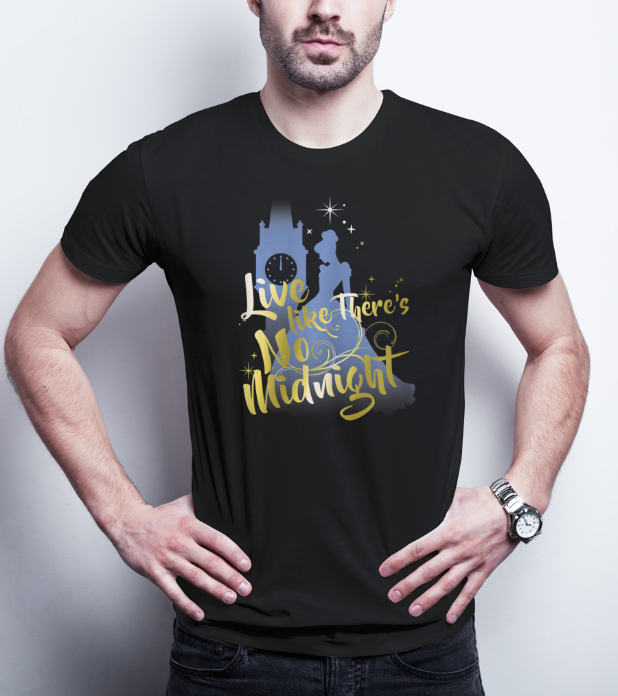 Cinderella Live Like There's No Midnight Disney Clock Tower T-Shirt