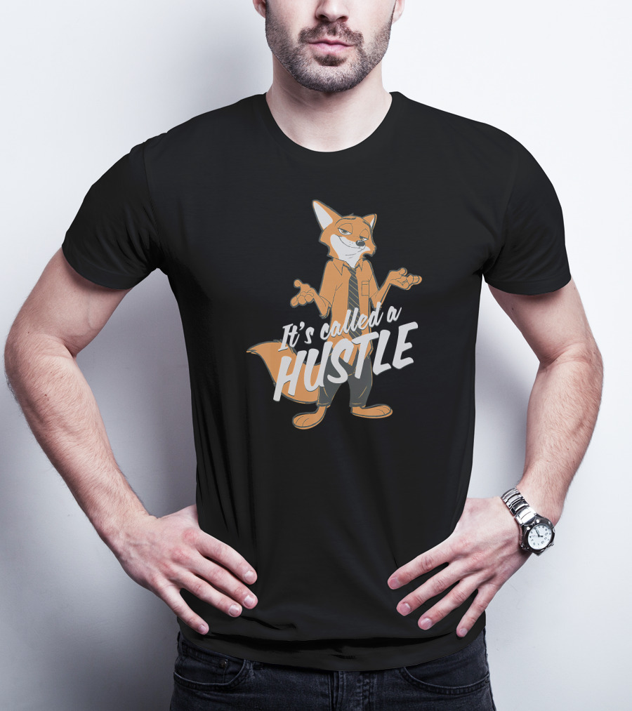 Disney Zootopia Nick Wilde It's Called A Hustle T-Shirt