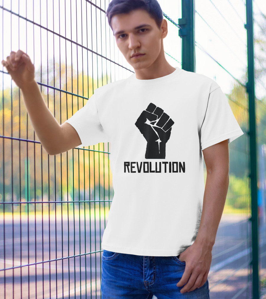 African Black Pride Political Revolution Fist T-Shirt