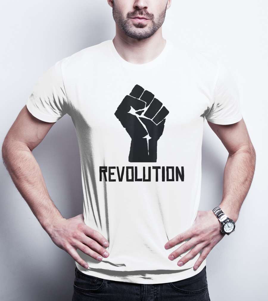 African Black Pride Political Revolution Fist T-Shirt