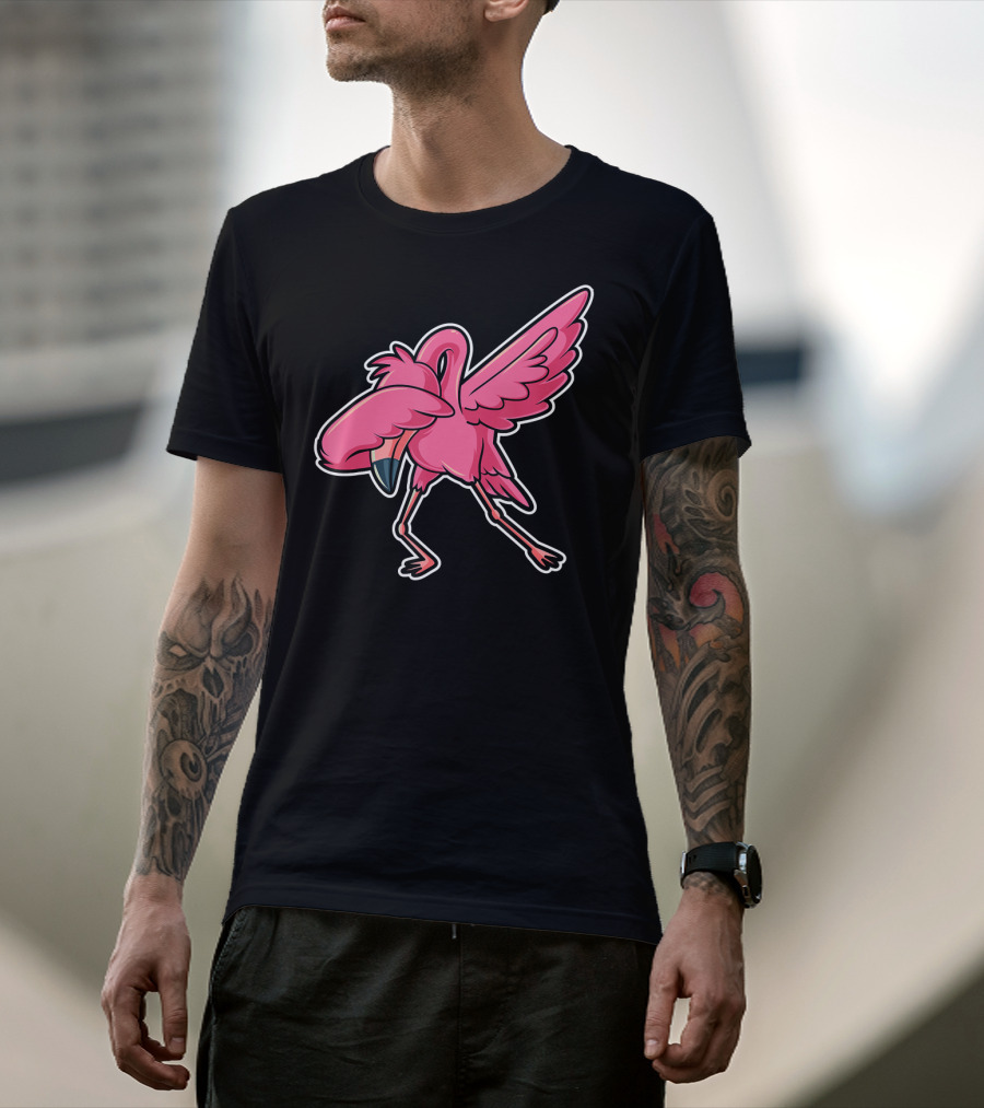 Dabbing Flamingo Dab Iconic Pose T-Shirt