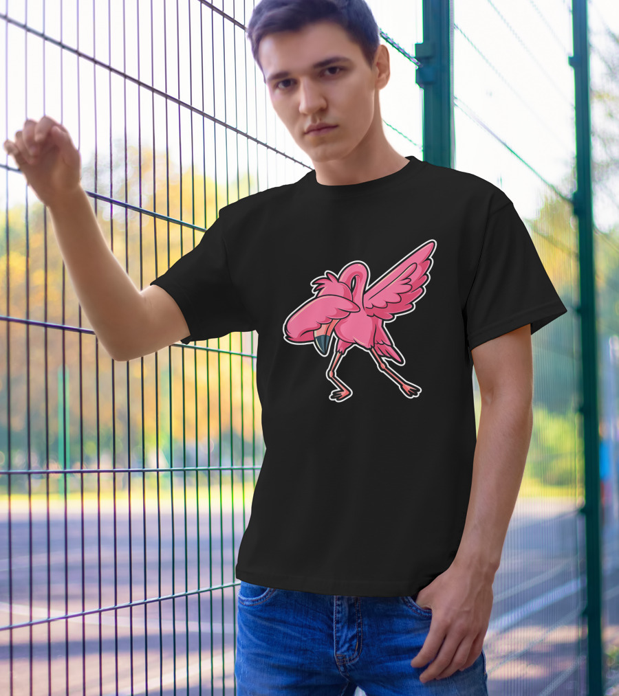 Dabbing Flamingo Dab Iconic Pose T-Shirt