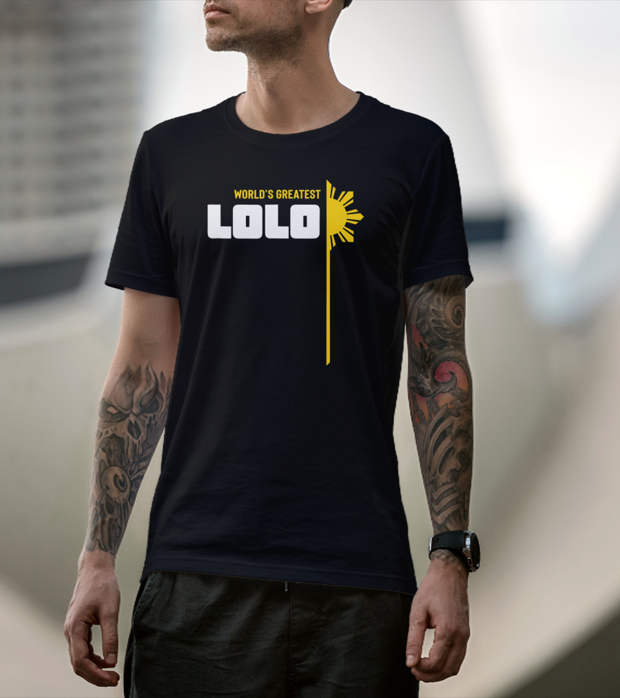 World's Greatest Lolo Filipino Grandpa Sun T-Shirt