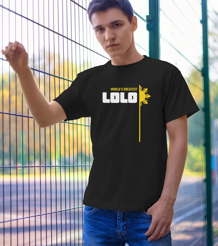 World's Greatest Lolo Filipino Grandpa Sun T-Shirt
