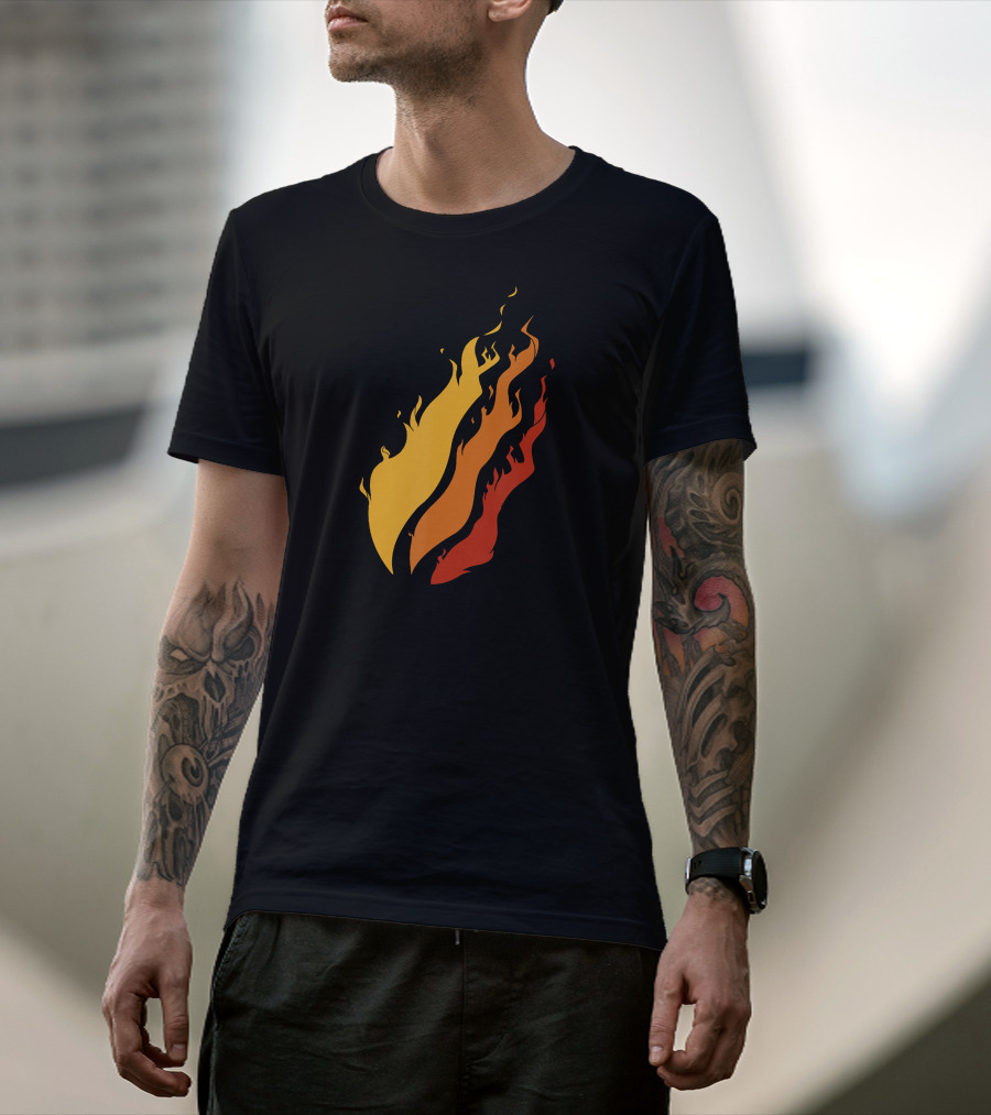 Vintage Fire Nation Flame Gamers T-Shirt