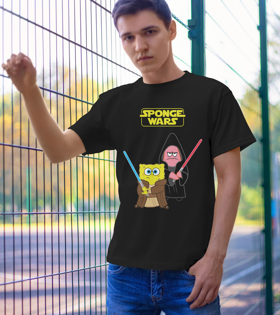SpongeBob SquarePants Patrick Star Sponge Wars T-Shirt