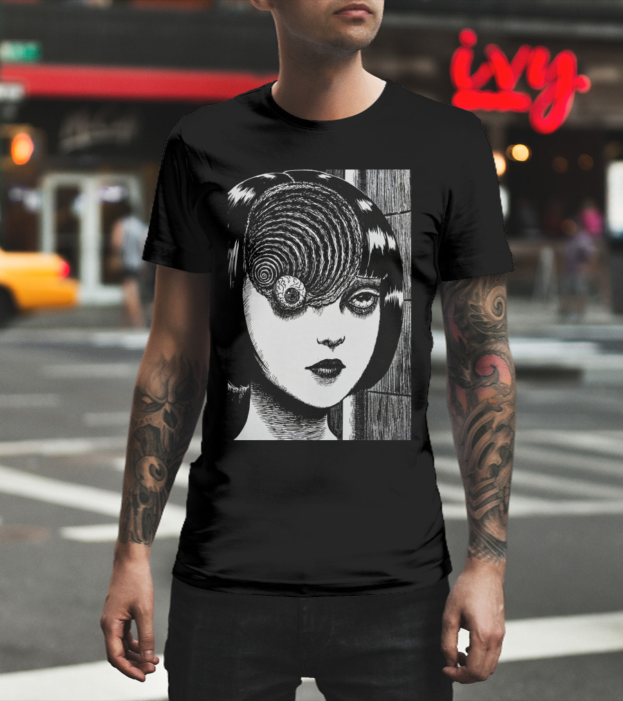 UZUMAKI Junji Ito Spiral Horror Manga T-Shirt