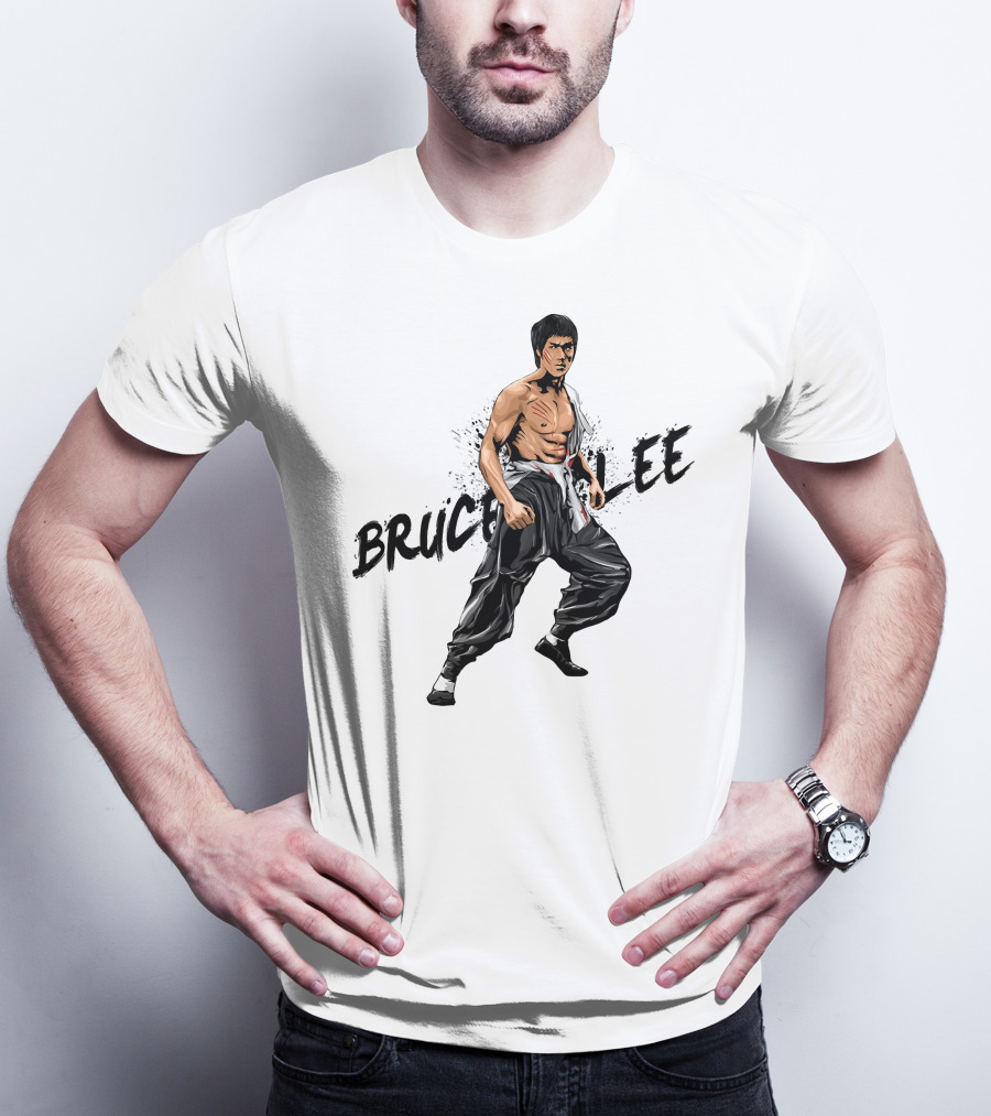 Bruce Lee Martial Arts Stance T-Shirt