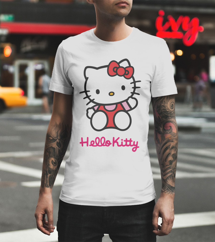 Hello Kitty Cute Bow Character T-Shirt