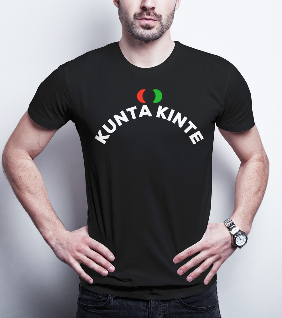 Kunta Kinte Black Power Red Black Green Circles T-Shirt