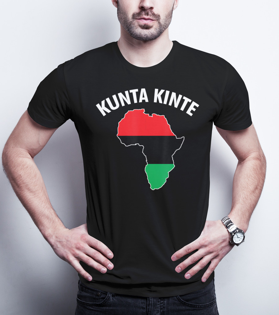 Kunta Kinte African Color Map Of Africa T-Shirt