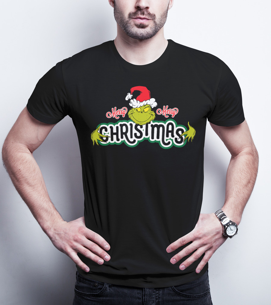 Merry Merry Grinch Christmas T-Shirt