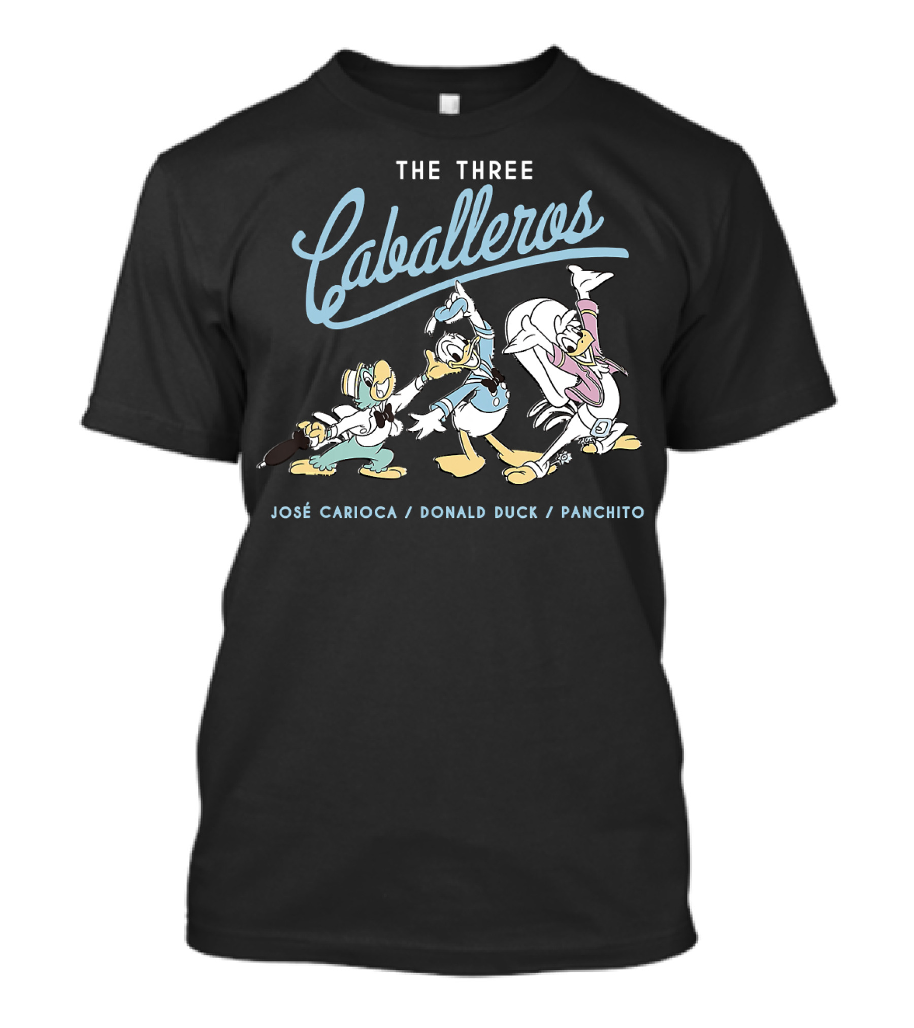 The Three Caballeros José Carioca Donald Duck Panchito T-Shirt