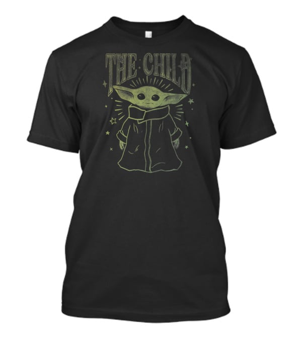 Star Wars The Mandalorian The Child Stars Outline T-Shirt