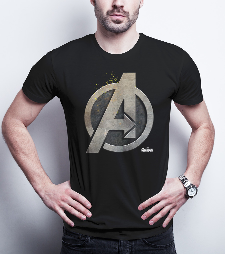 Avengers Infinity War Steel A Symbol Marvel T-Shirt