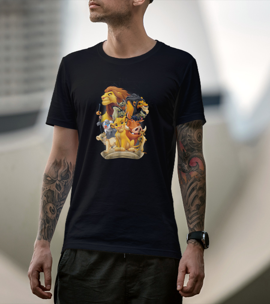 Lion King Simba Nala Timon Pumbaa Rafiki Scar Pride Land Characters T-Shirt