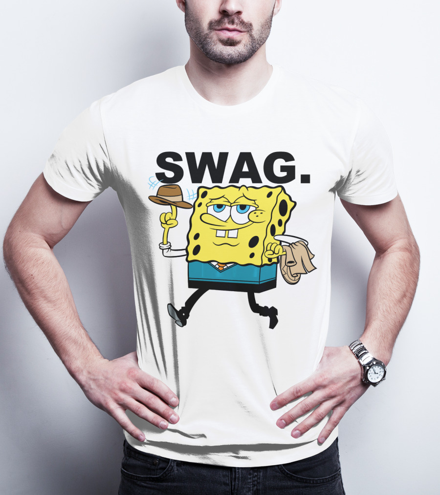 SpongeBob SquarePants Swag Fedora T-Shirt