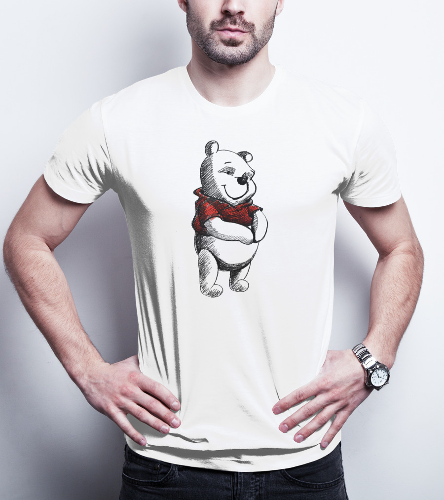 Winnie The Pooh Disney Sketch Character T-Shirt