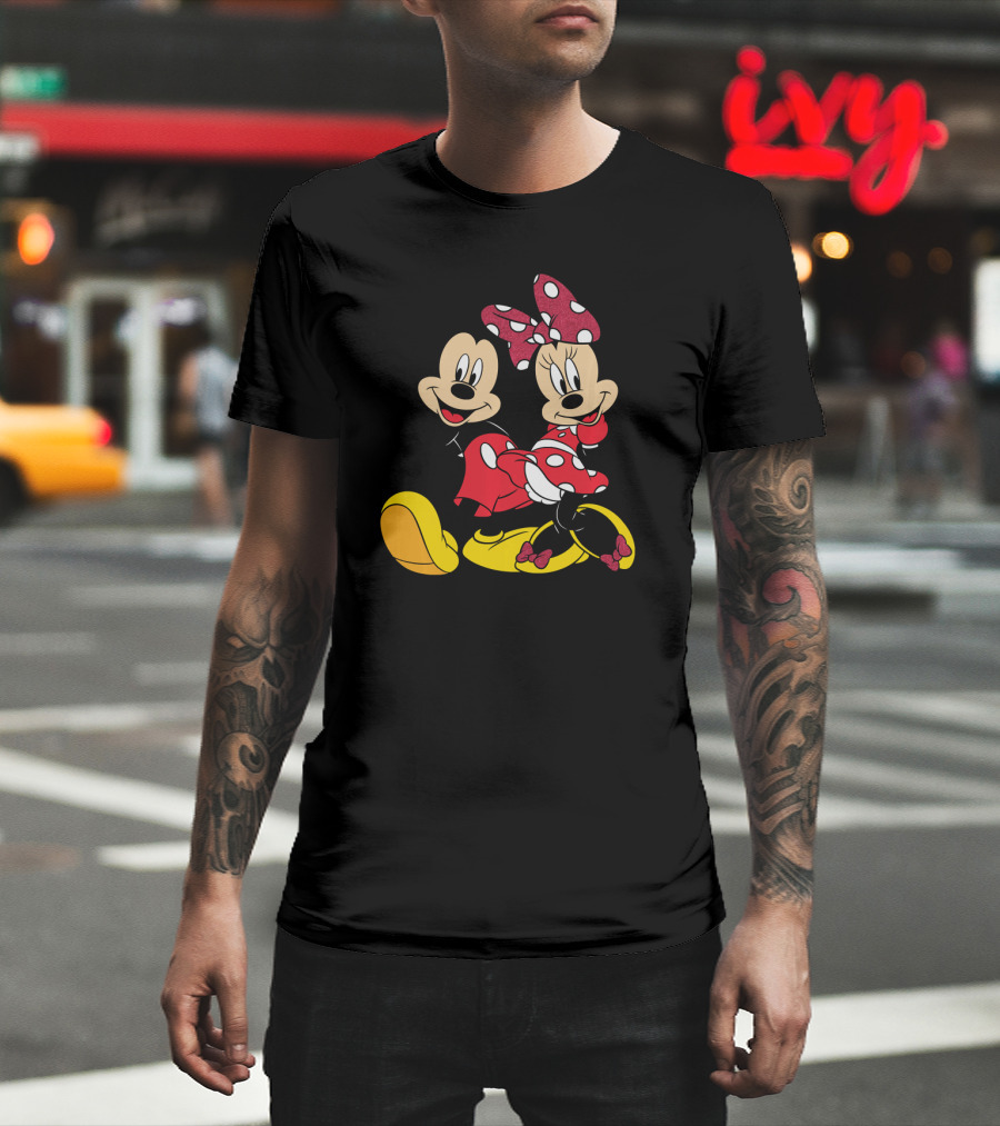 Disney Mickey And Minnie Mouse Classic Pose T-Shirt