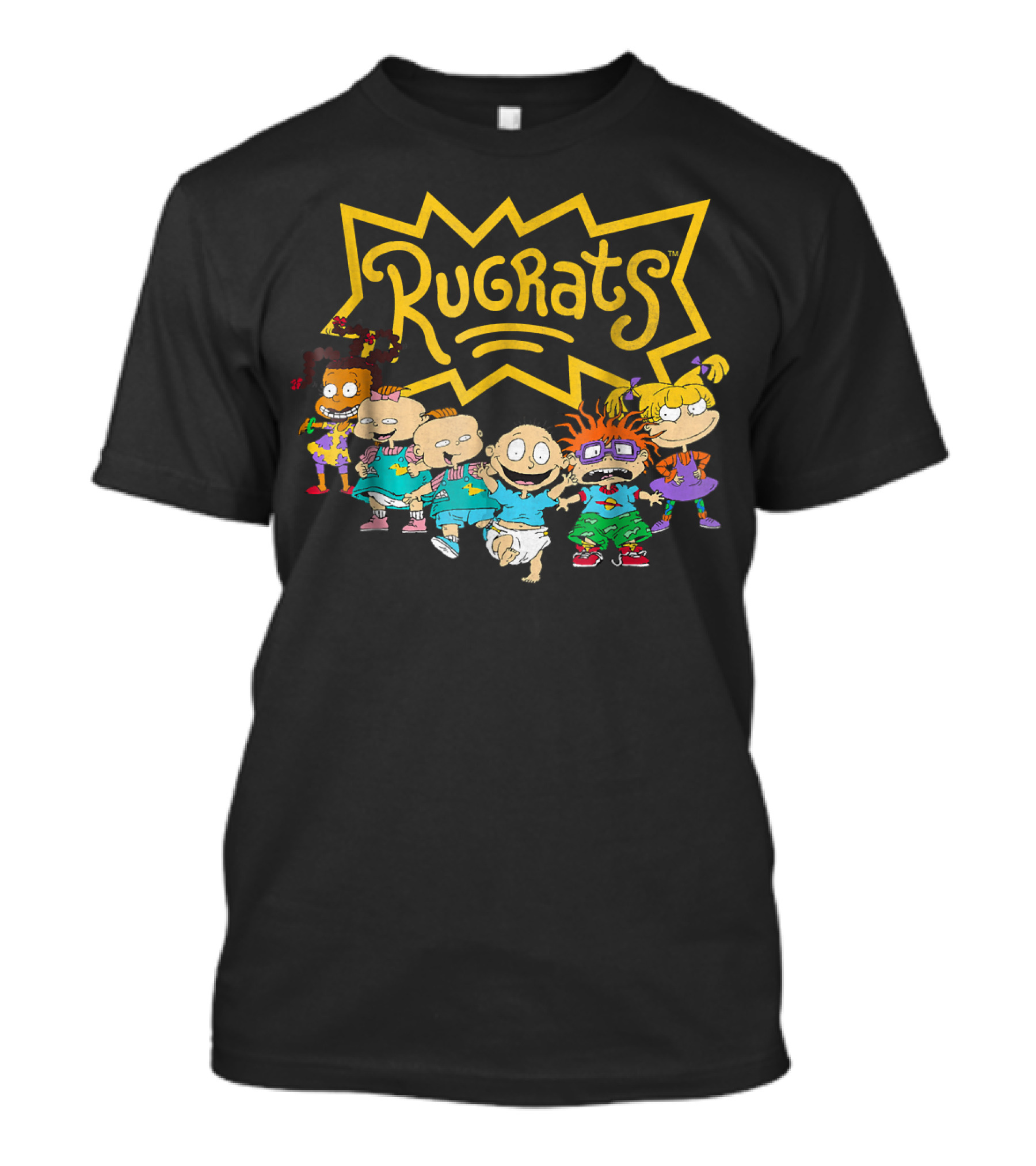 Rugrats Nickelodeon Character Lineup Group Image T-Shirt