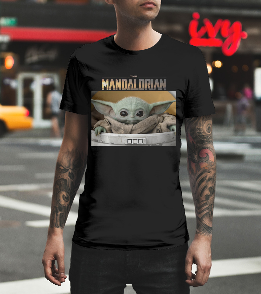 The Mandalorian The Child Baby Yoda In Pod T-Shirt