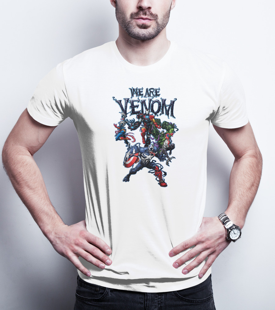 We Are Venom Marvel Spider Man Maximum Venom Group Shot Characters T-Shirt