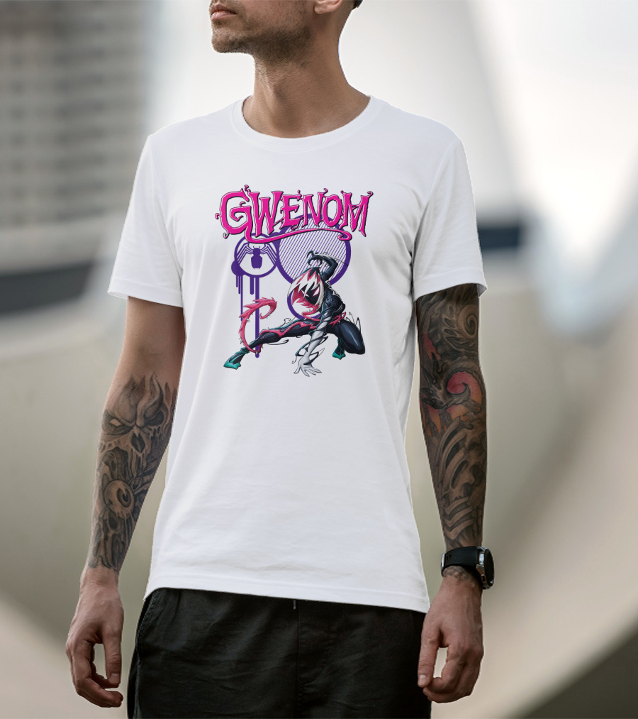 Marvel Spider-Man Maximum Venom Gwenom Dynamic Pose T-Shirt