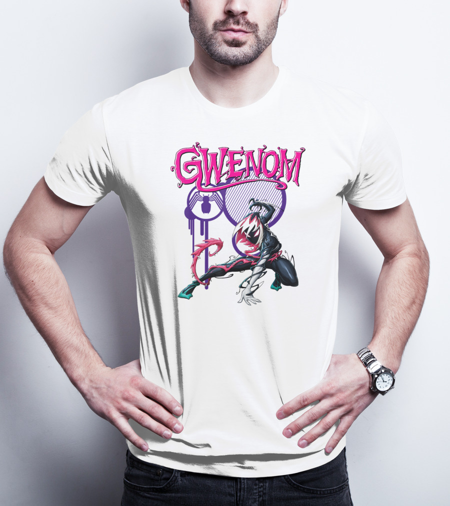 Marvel Spider-Man Maximum Venom Gwenom Dynamic Pose T-Shirt