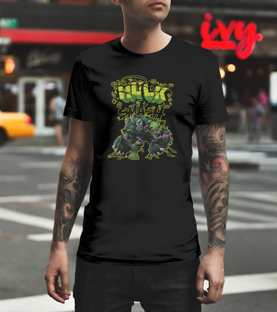 Marvel Spider Man Maximum Venom Hulk Smash Venomized Hulk T-Shirt