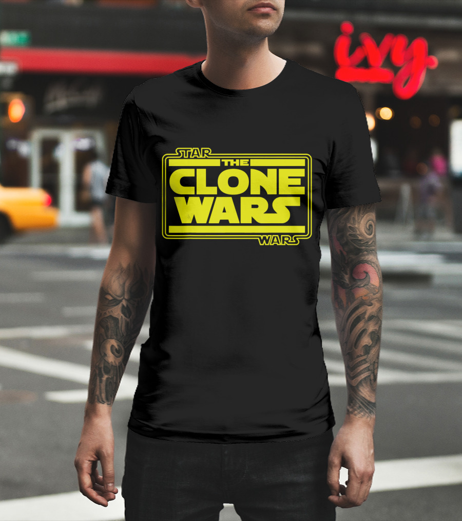 Star Wars The Clone Wars Yellow T-Shirt