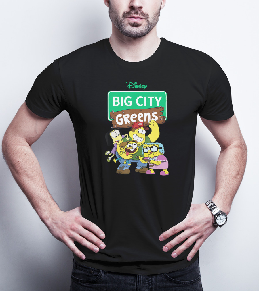 Disney Channel Big City Greens Characters Group Hug T-Shirt