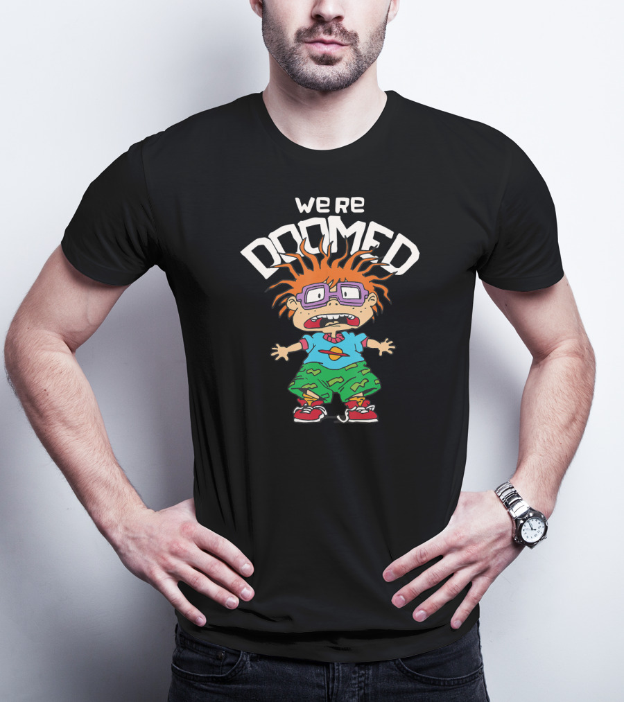 Rugrats Chuckie We're Doomed Retro Nickelodeon Animation T-Shirt