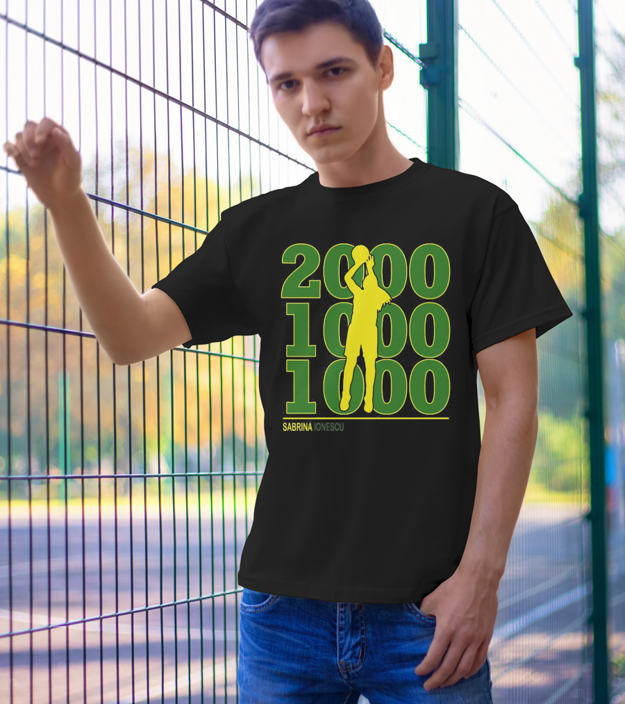 Sabrina Ionescu 2000 1000 1000 T-Shirt