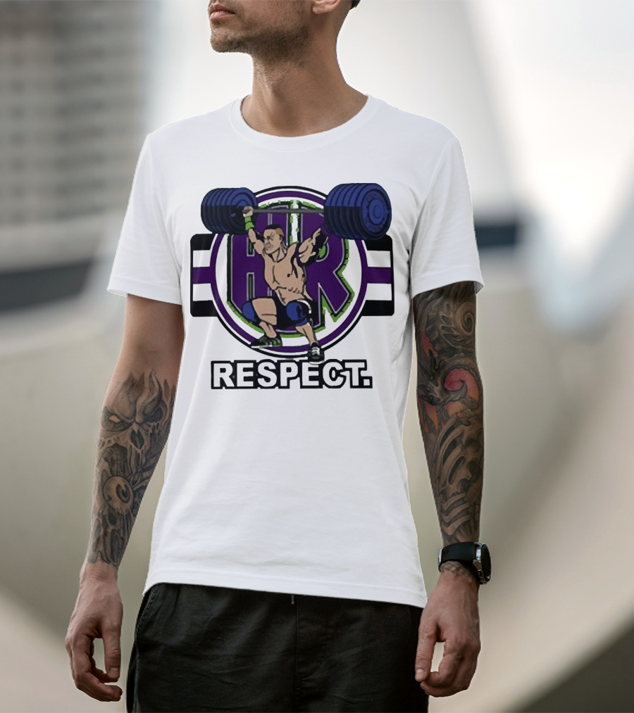 John Cena Cenation HR Respect Weightlifting Champion T-Shirt