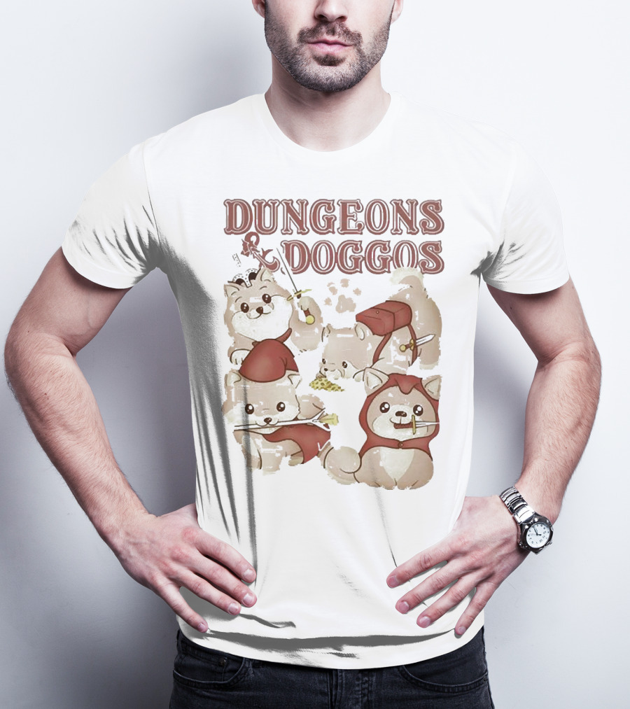 Dungeons And Doggos Adventure Pups T-Shirt