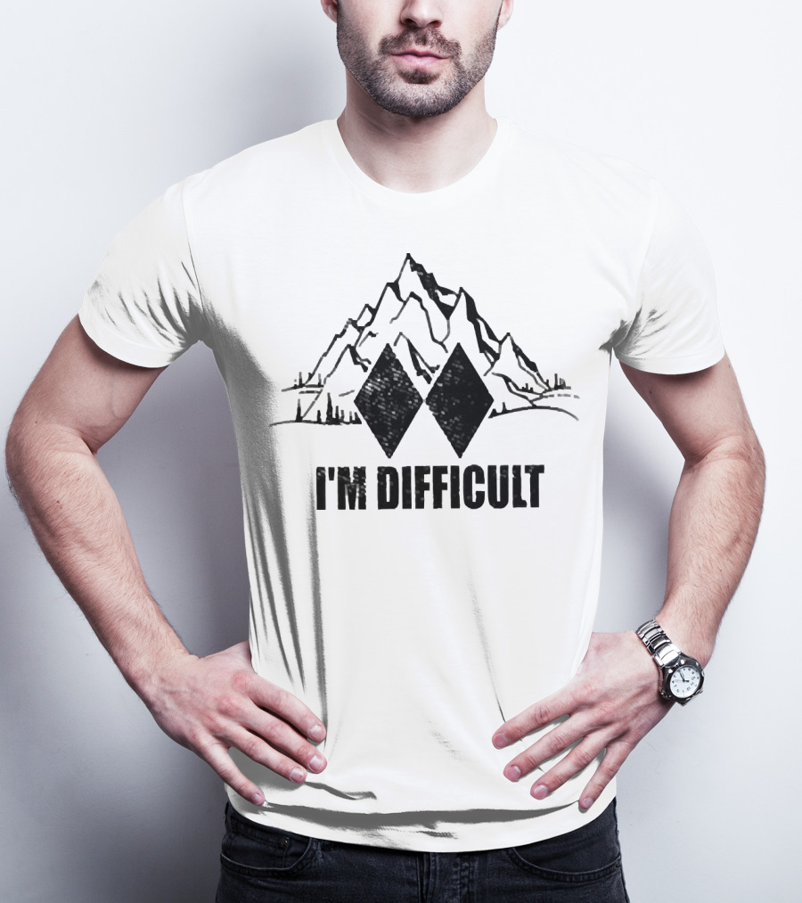 Mountain Double Black Diamond I’m Difficult T-Shirt