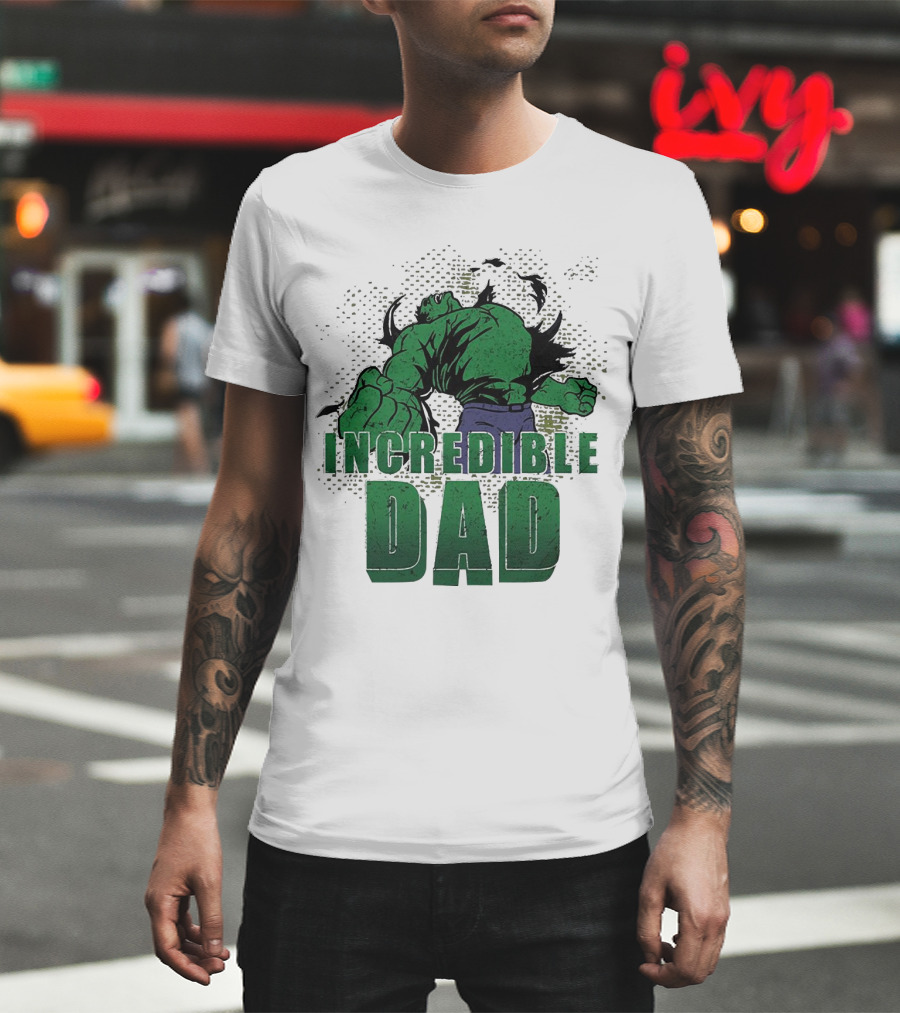 Marvel Hulk Father's Day Incredible Dad Hero T-Shirt