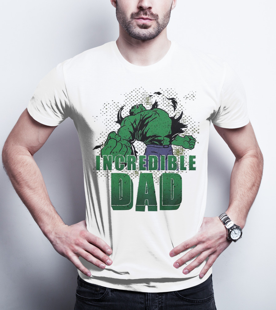 Marvel Hulk Father's Day Incredible Dad Hero T-Shirt