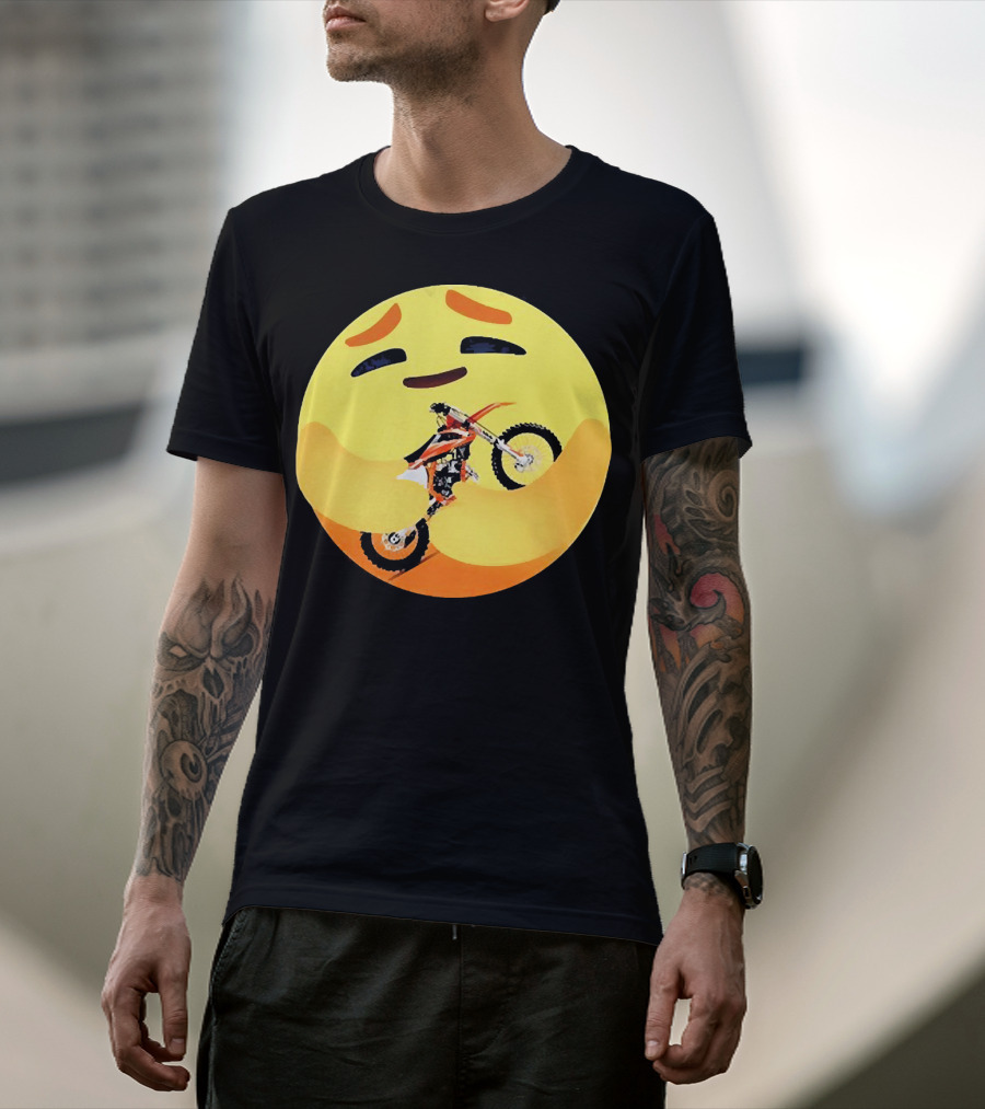Icon Care Hug Terrain Motorcycle Emoji T-Shirt
