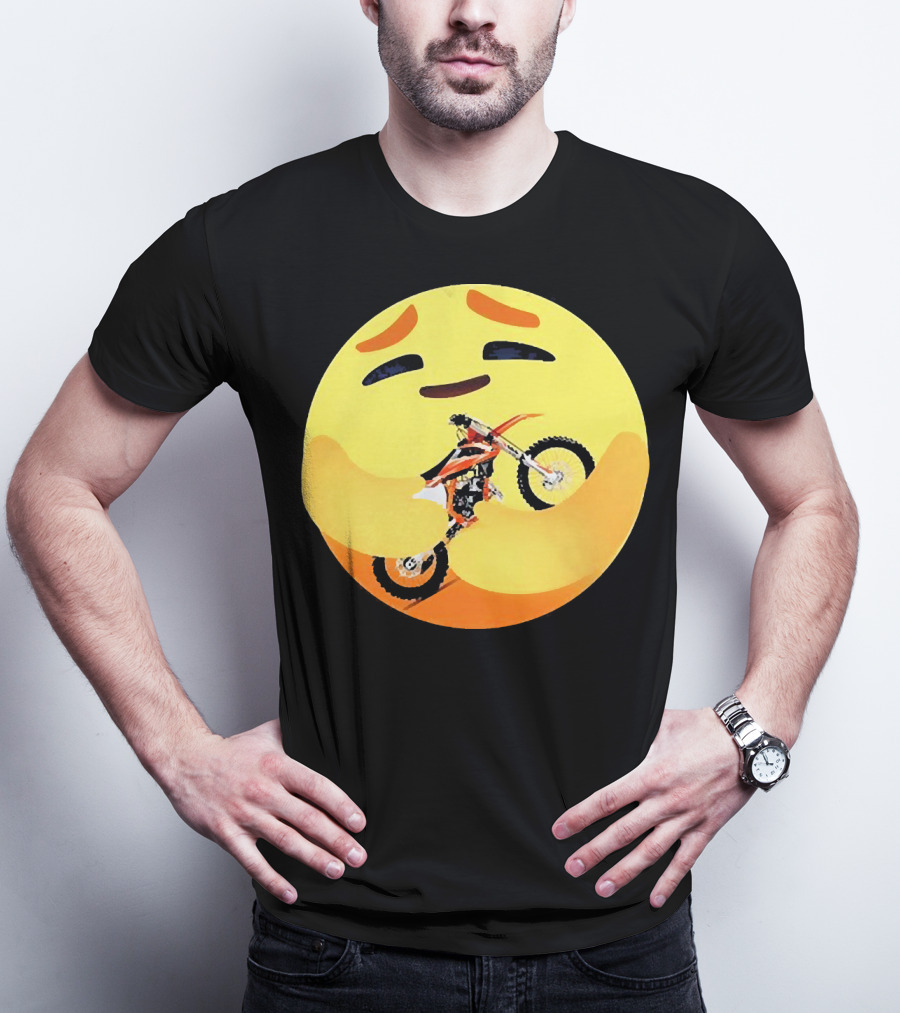Icon Care Hug Terrain Motorcycle Emoji T-Shirt